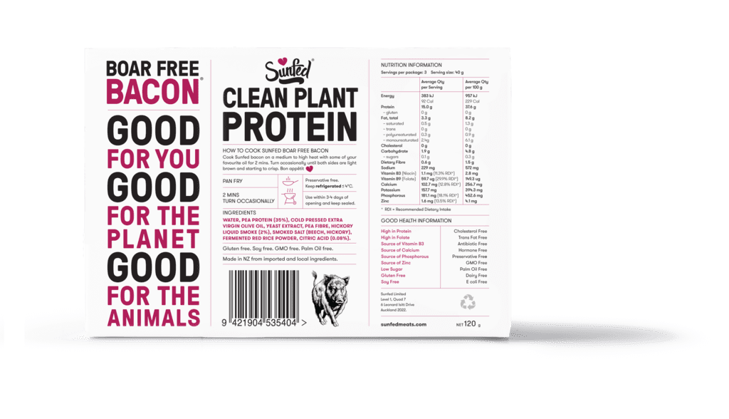 Sunfed launch vegan bacon - Let's Go Vegan Australia