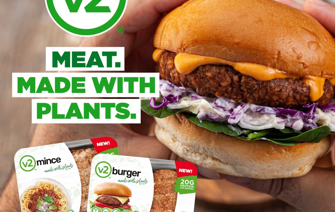 V2 launches into Woolworths Australia Wide - Let's Go Vegan Australia