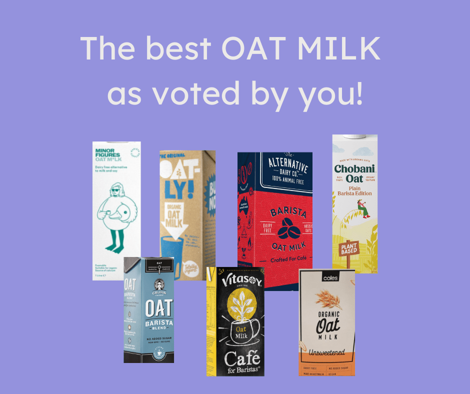 Best Oat Milk in Australia as voted by you! - Let's Go Vegan Australia